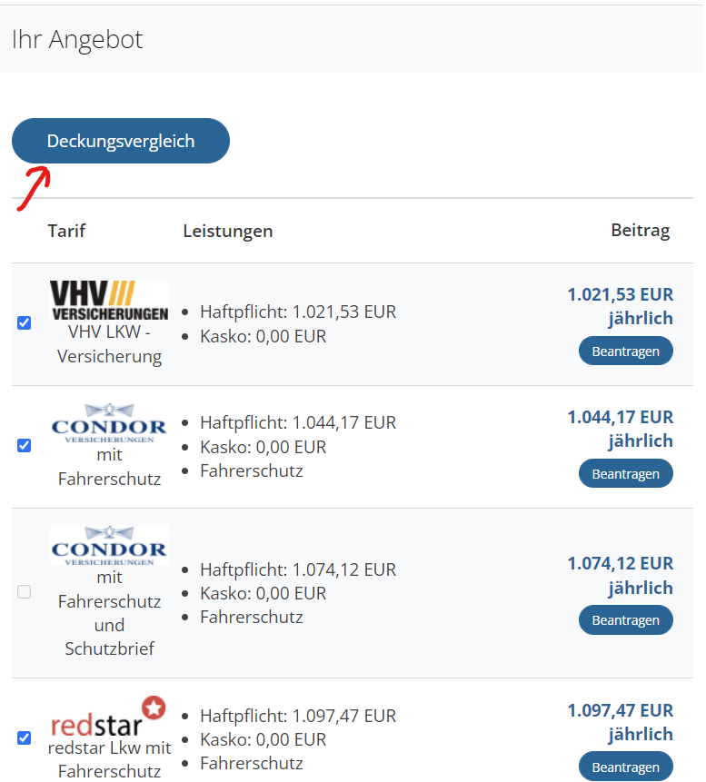 LKW Versicherung Preisvergleich 2022 - Insurancy